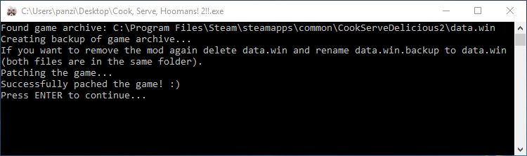 GitHub - panzi/cook-serve-hoomans3: A mod for Cook, Serve, Delicious! 3?!